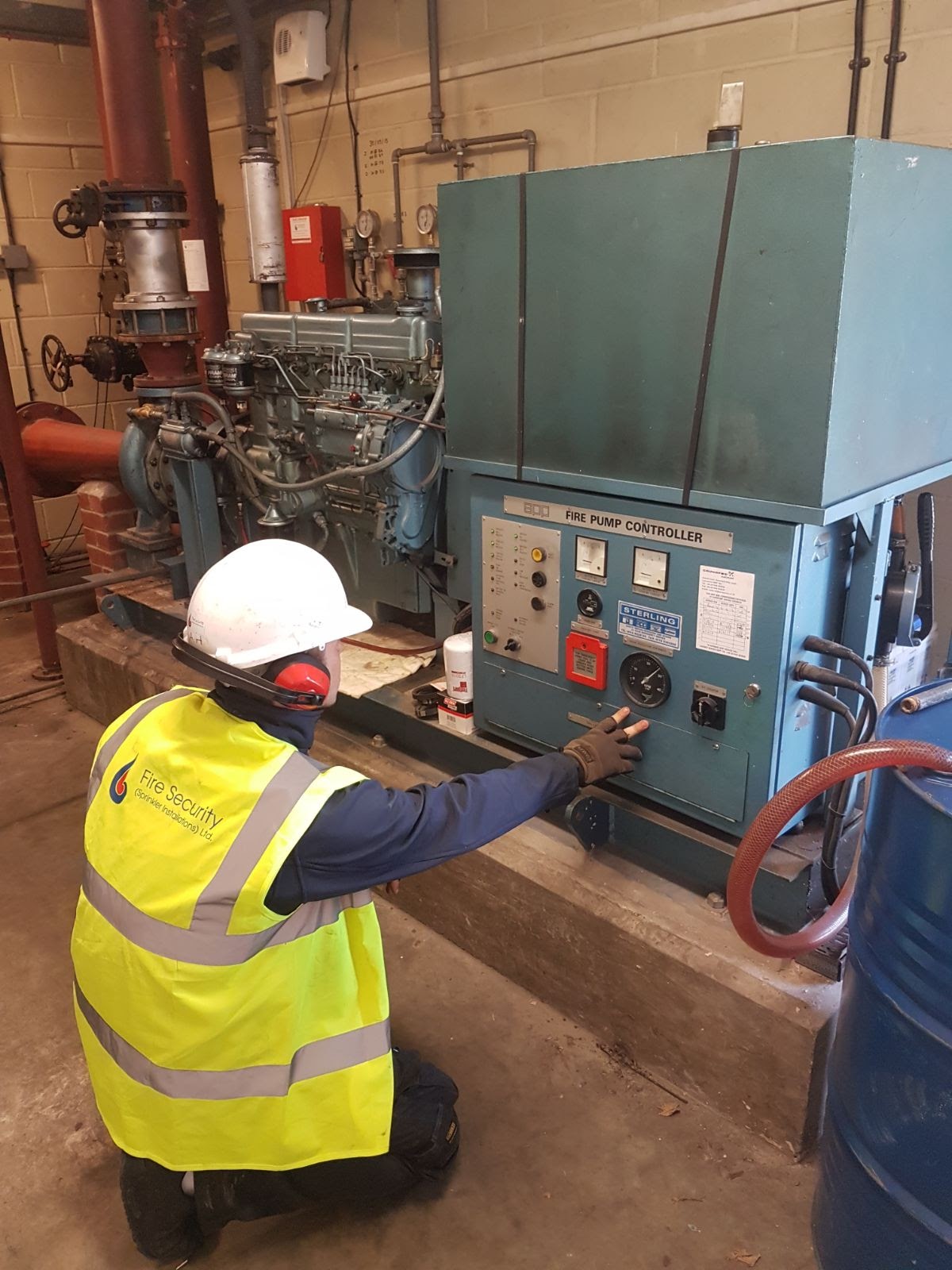 Weekly Testing - Example - Fire Security (Sprinkler Installations) Ltd