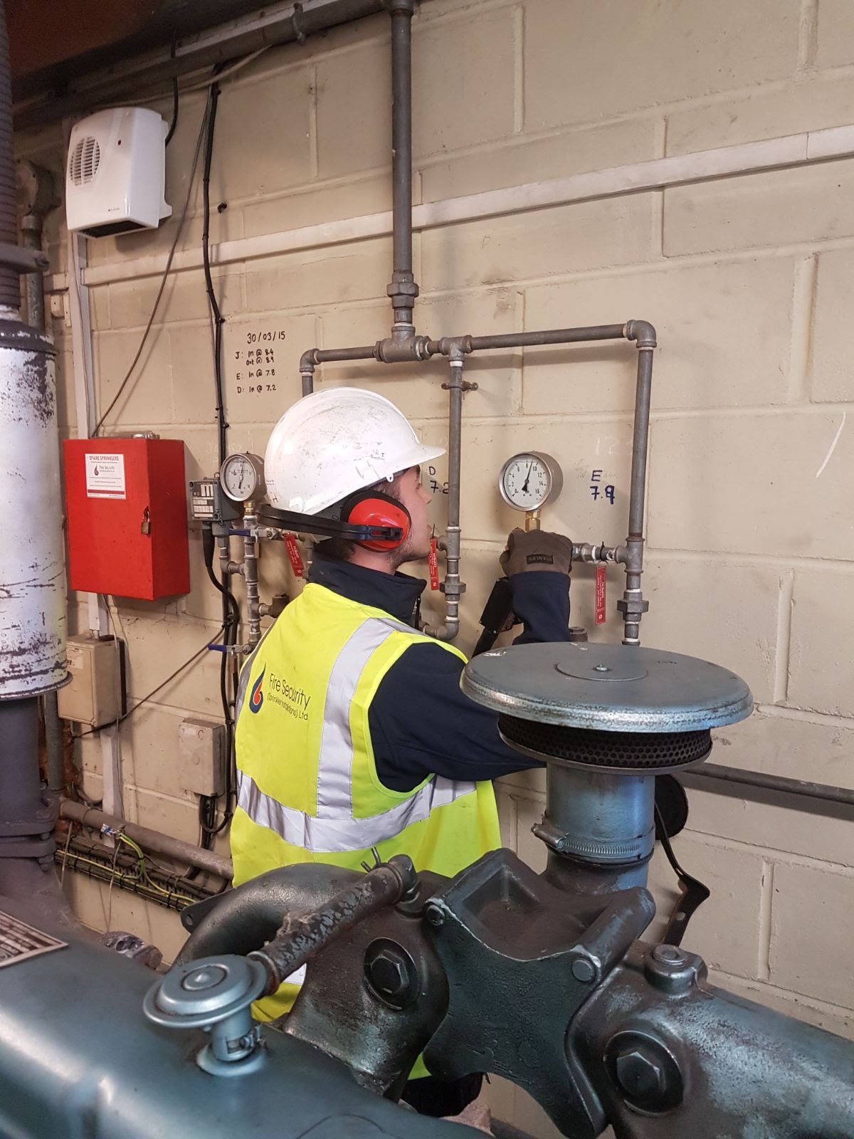 Weekly Testing - Example - Fire Security (Sprinkler Installations) Ltd